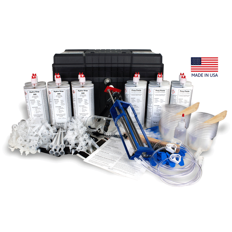 6-10' Fast Set Concrete Foundation Crack Repair Kit - Applied Technologies