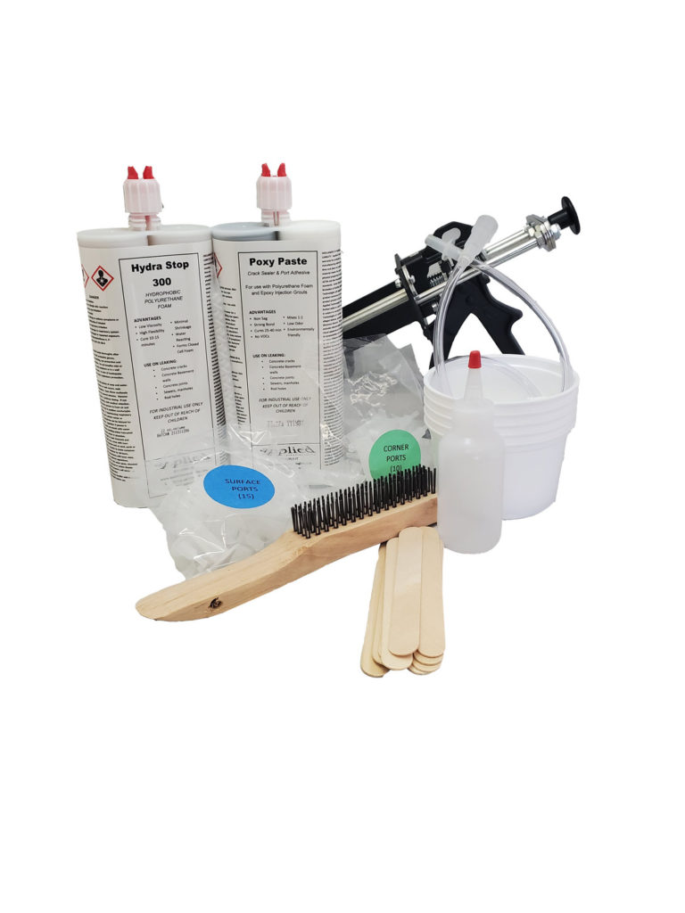6- 10 ' Pro Concrete Foundation Crack Repair Kit - Applied Technologies
