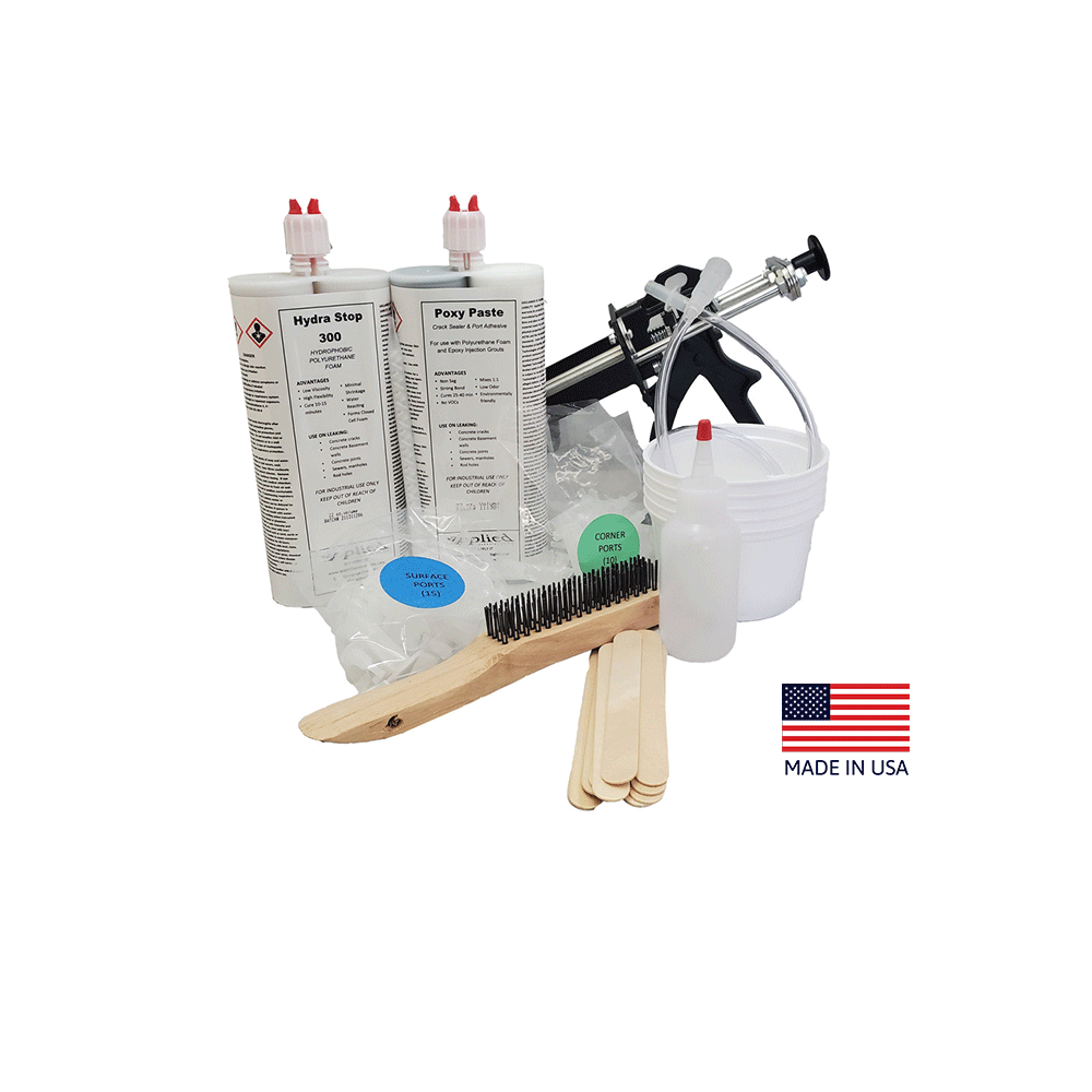 6- 10 ' Pro Concrete Foundation Crack Repair Kit - Applied Technologies